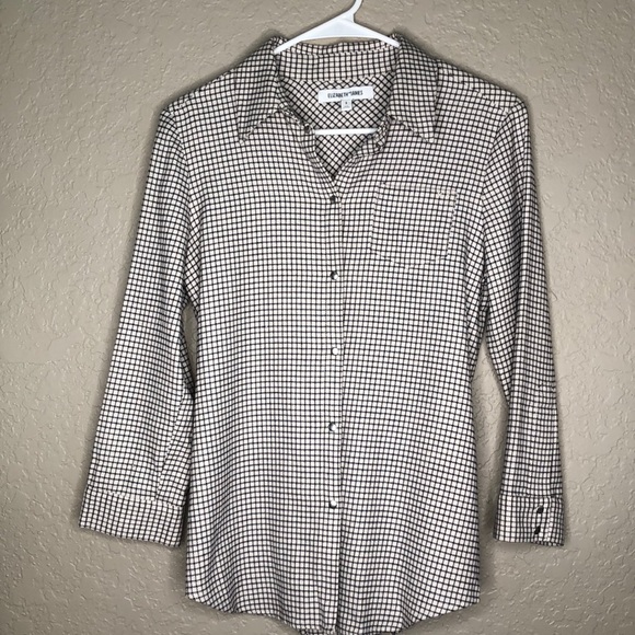 Elizabeth and James | Tops | Elizabeth And James Cotton Flannel Check ...